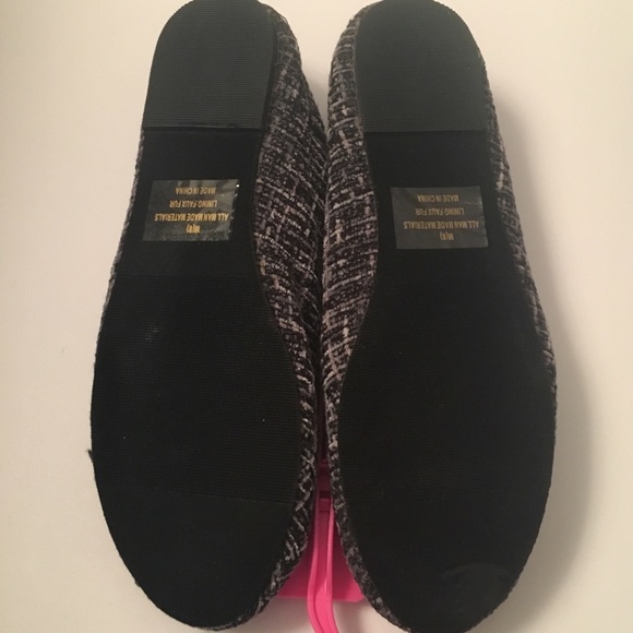 Isaac Mizrahi | Shoes | Isaac Mizrahi Grey Tweed Rhinestone Slippers ...